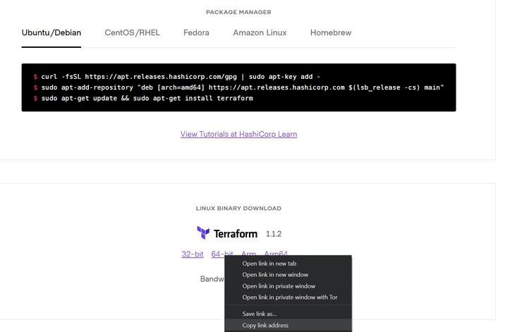 Download & Install Terraform on Windows, MacOS, Linux