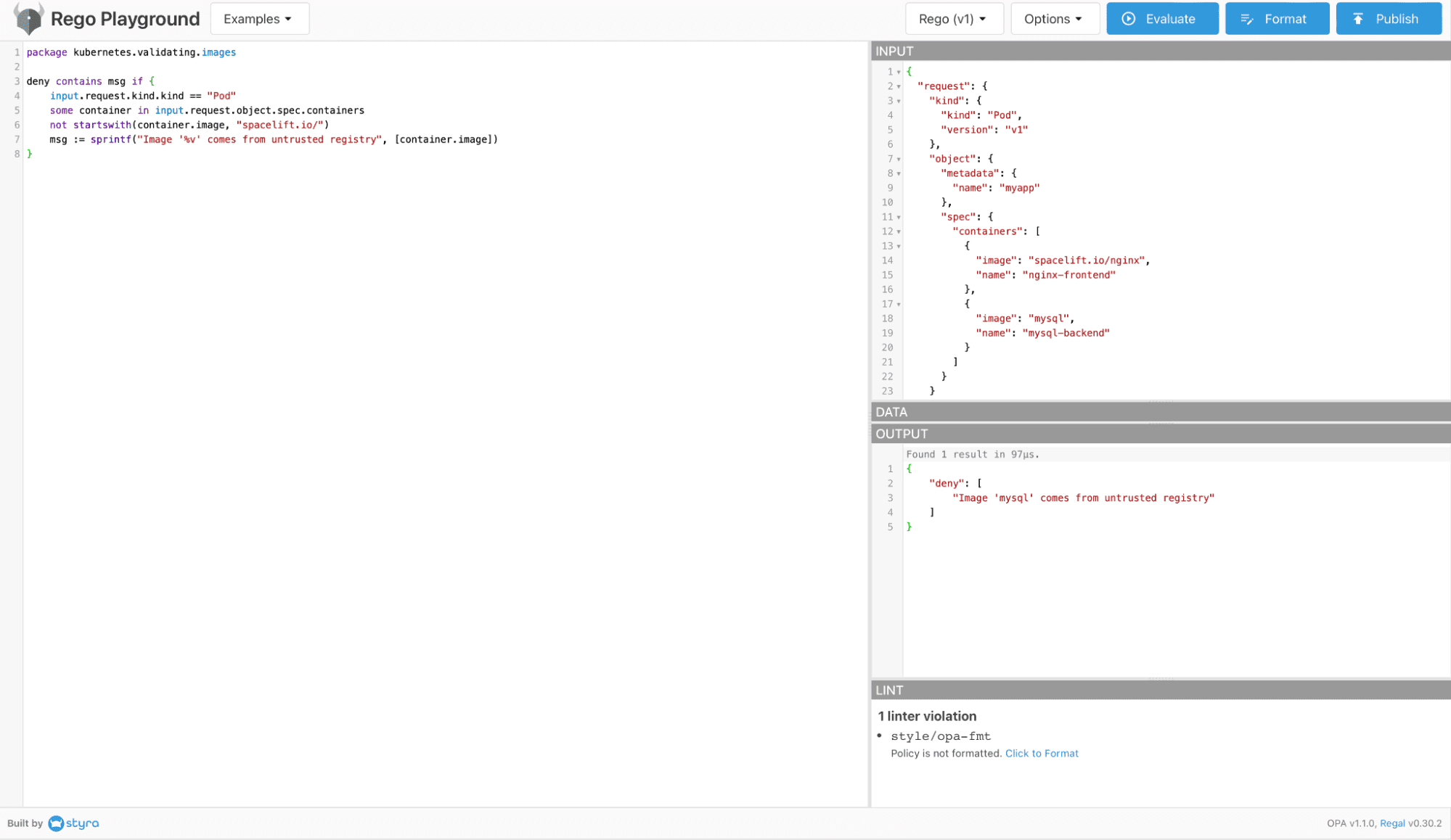 Open Policy Agent (OPA) Rego Language Tutorial