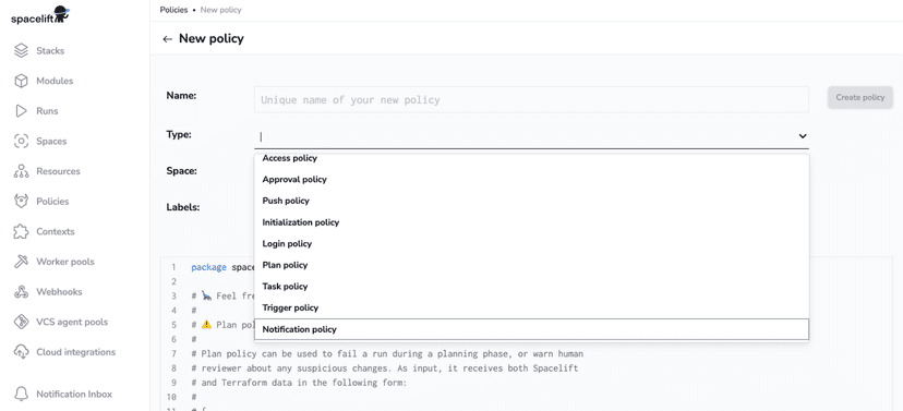 Introducing Spacelift Notification Policies