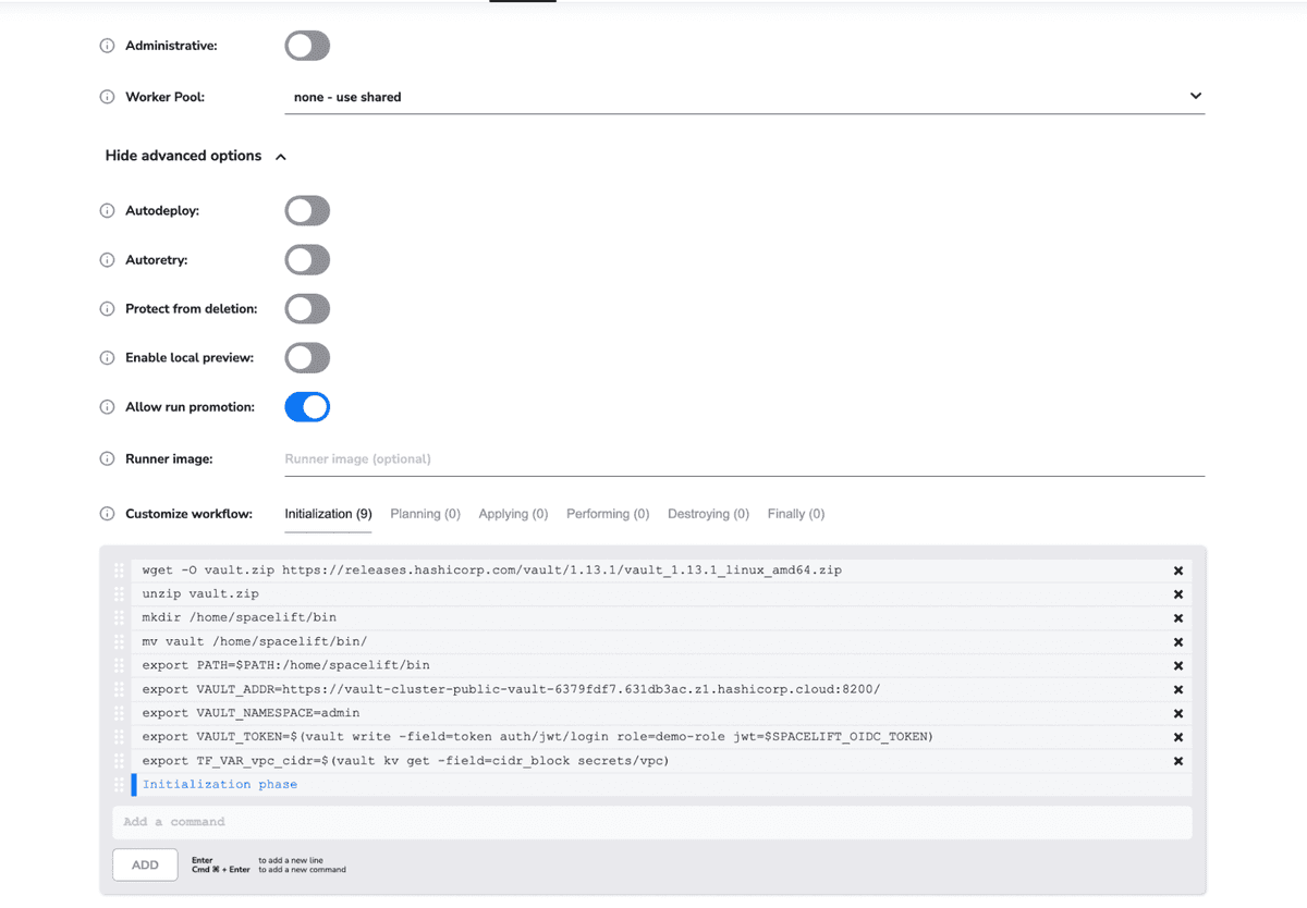 Vault Integration in Spacelift