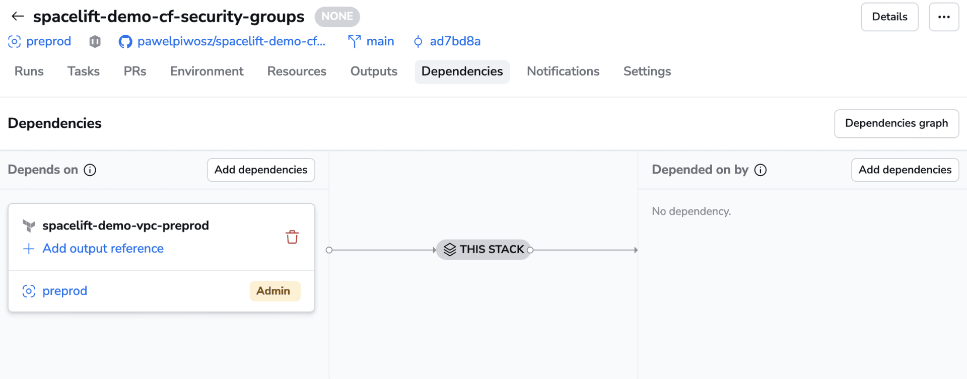 Introducing Stack Dependencies v.2