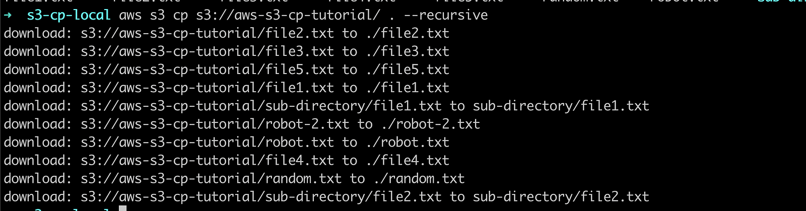 Aws S3 Cp [copy] Command Overview With Examples