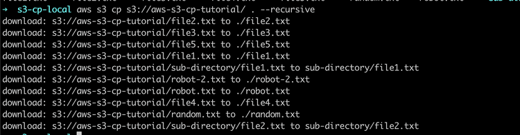 AWS S3 Cp [Copy] Command Overview with Examples