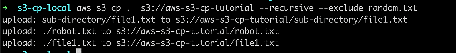 AWS S3 Cp [Copy] Command Overview with Examples