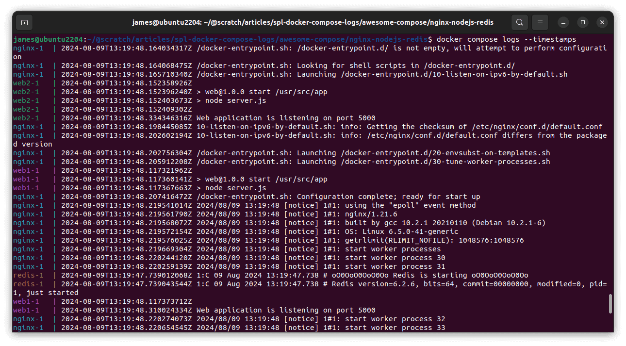 Docker Compose Logs - Guide to Monitoring & Debugging