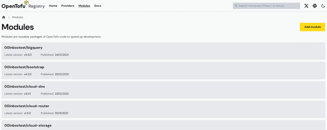 OpenTofu Registry: Providers, Modules & Contributing